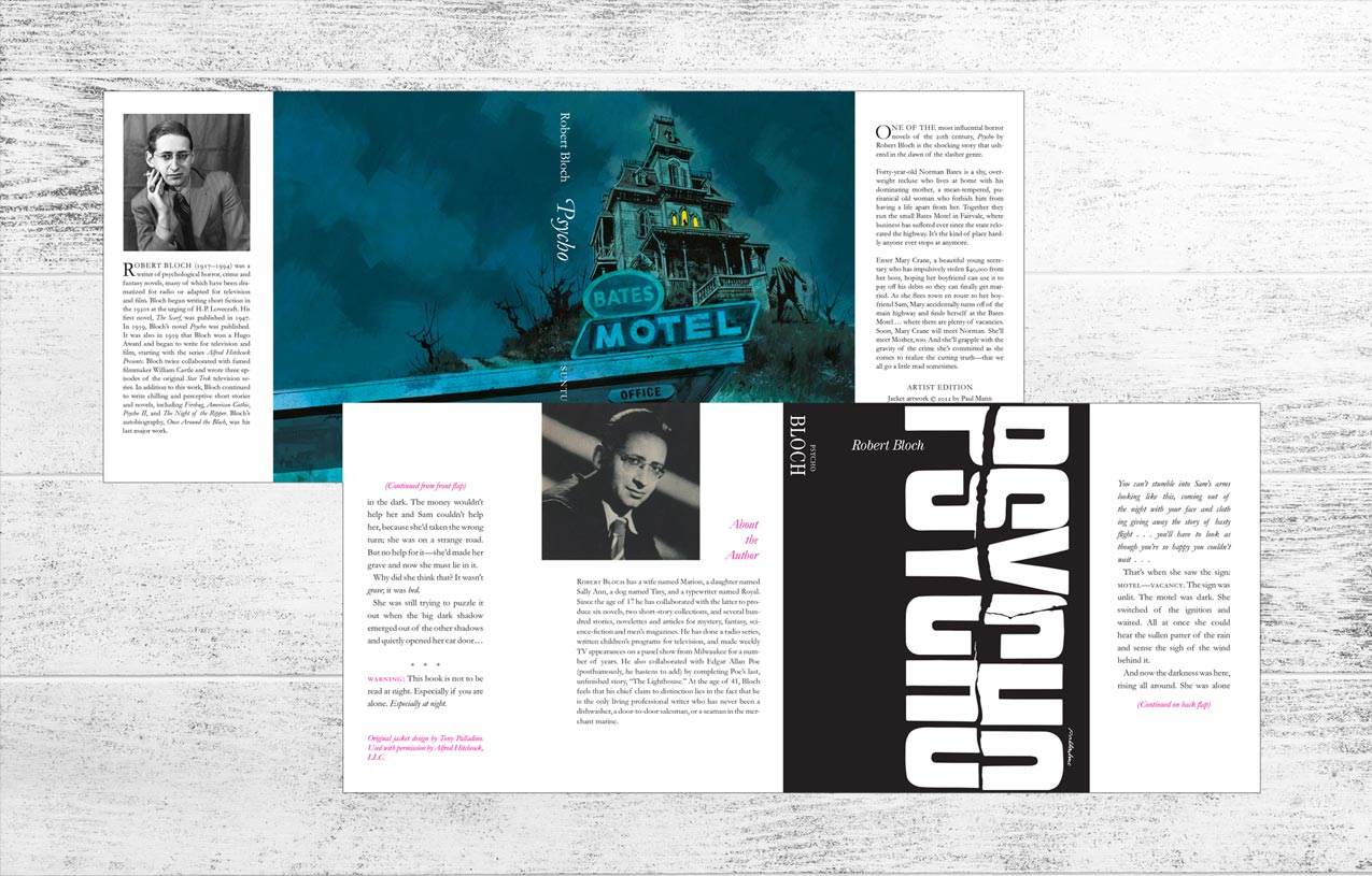 Psycho - Dust Jacket – Suntup Editions