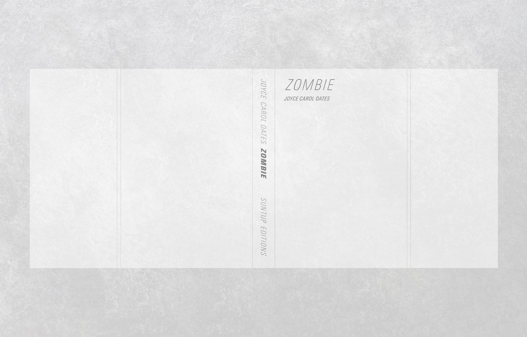 Zombie - Numbered Edition - Dust Jacket – Suntup Editions