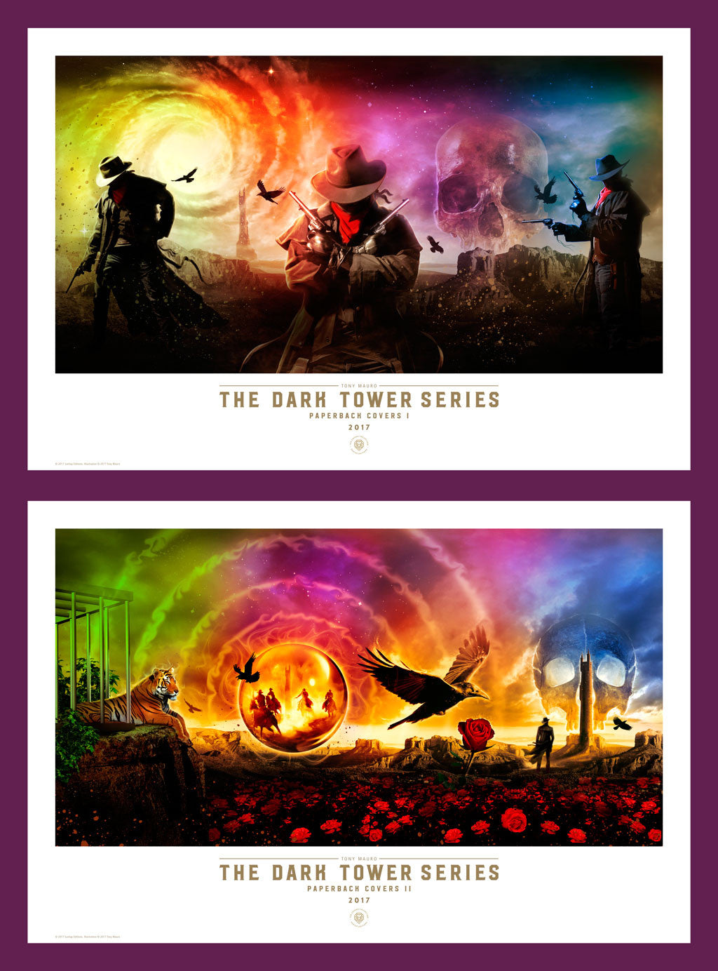 The Dark Tower - Stephen King - Book Cover Posters – Suntup Editions